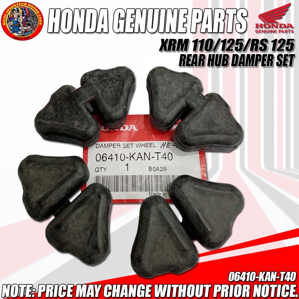 XRM 110/125//RS 125 REAR HUB DAMPER SET (HPI) (GENUINE: 06410-KAN-T40 ...