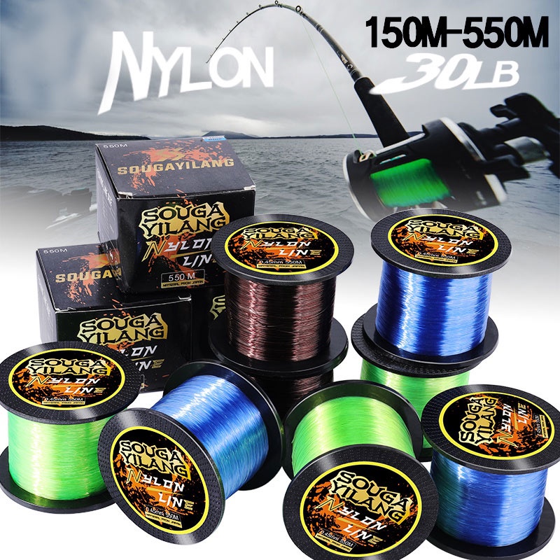 150M Nylon Fishing Line Monofilament Material Lake River Carp Line ...
