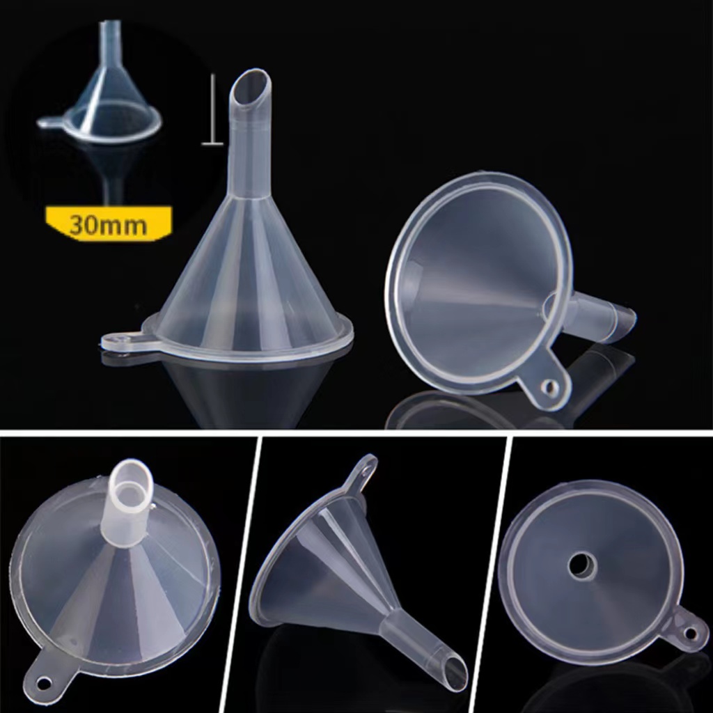 1pc Mini plastic funnel for liquid transfer to small travel size ...