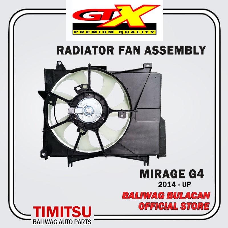 RADIATOR FAN MOTOR ASSEMBLY MIRAGE G4 2014-UP AUTOMATIC TRANSMISSION ...