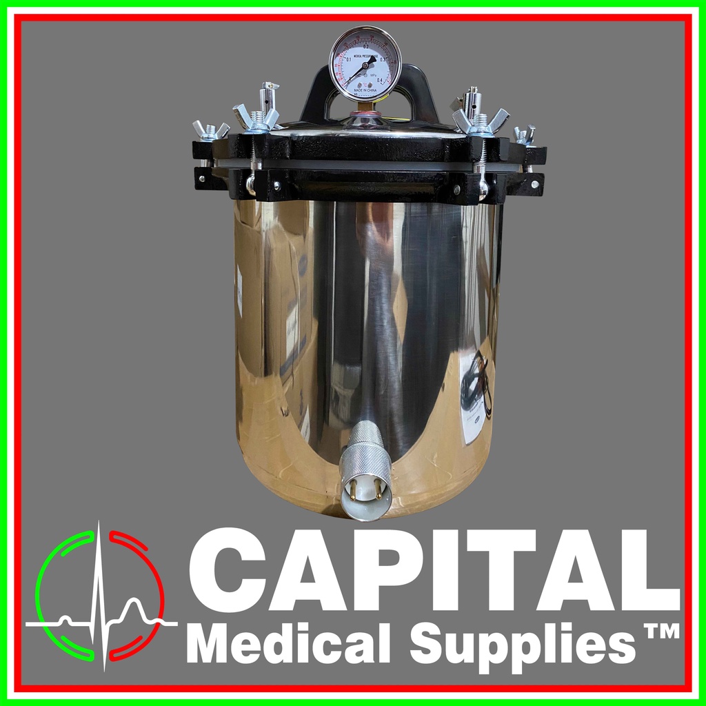 Portable Autocl@ve Ste@m Sterilizer (BKM-P18D), (WINGUARD 18Liter ...