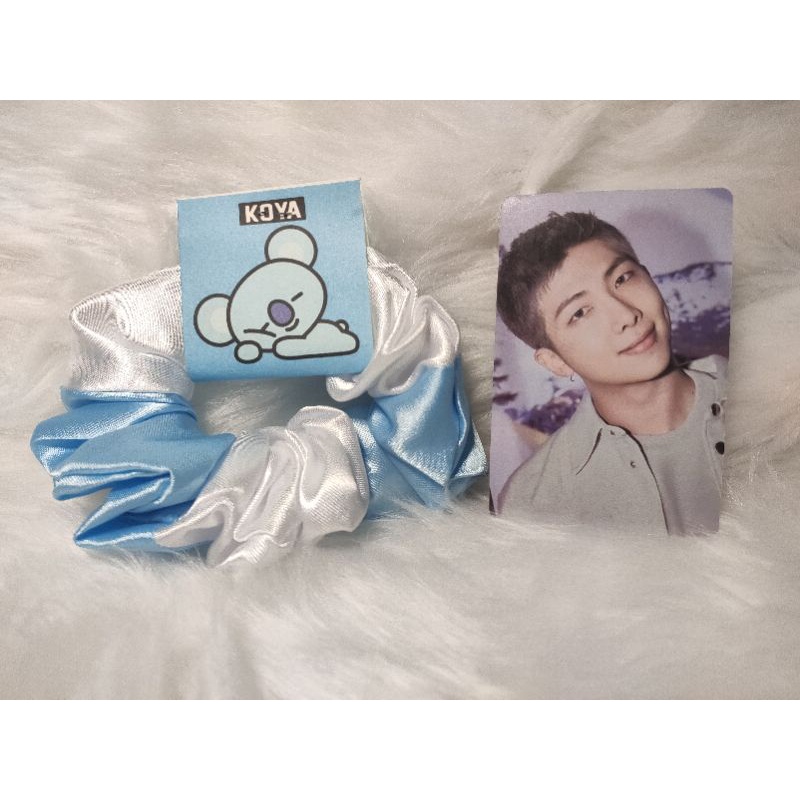 BTS/BT21 RM Inspired Scrunchies | Shopee Philippines