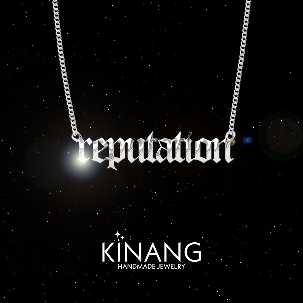 Kinang: "reputation" Necklace (Taylor Swift inspired) | Shopee Philippines