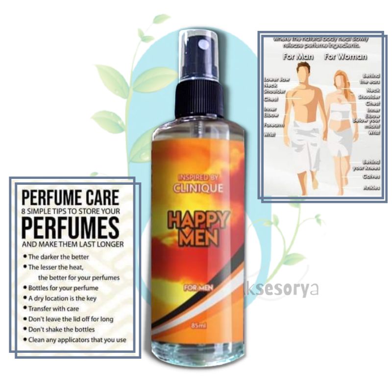 Happy Men Premium Inspired Long Lasting Perfume | Shopee Philippines