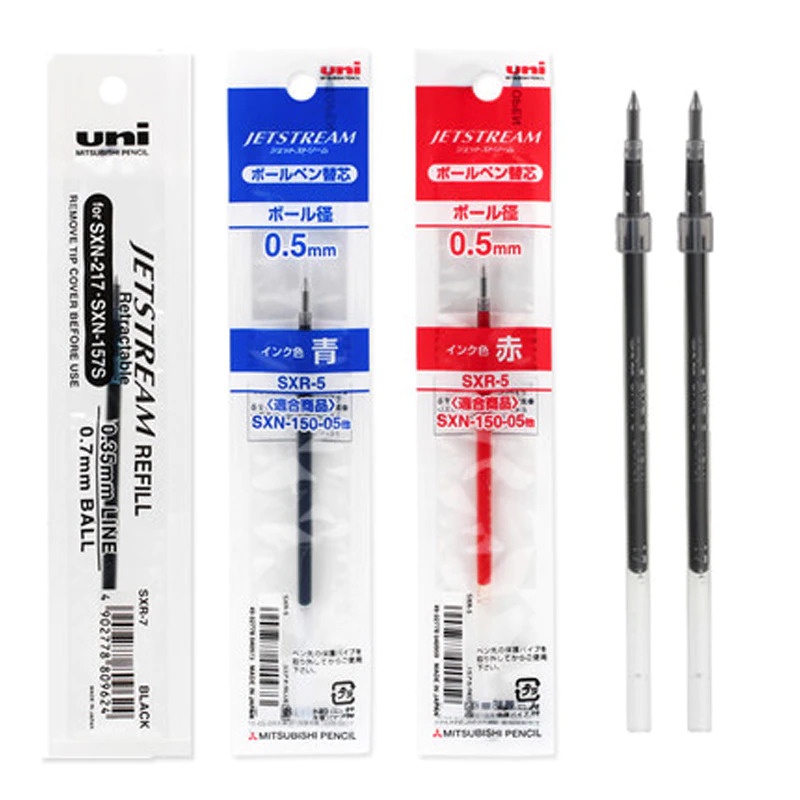 UNI Japan Jetstream Ballpen Refill SXR 0.38/ 0.5/ 0.7/ 1.0mm | Shopee ...