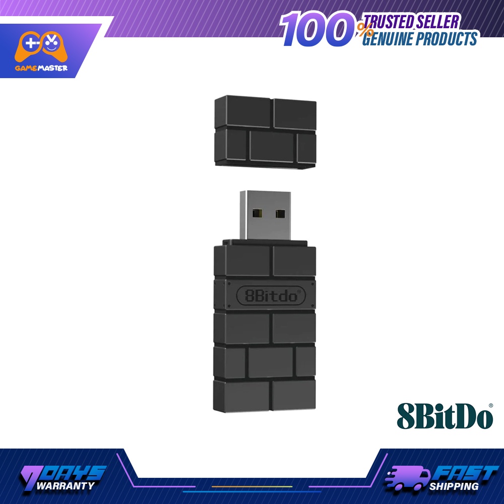 8Bitdo Wireless Bluetooth Adapter 2 for PS5 PS4 PS3 Nintendo Switch ...