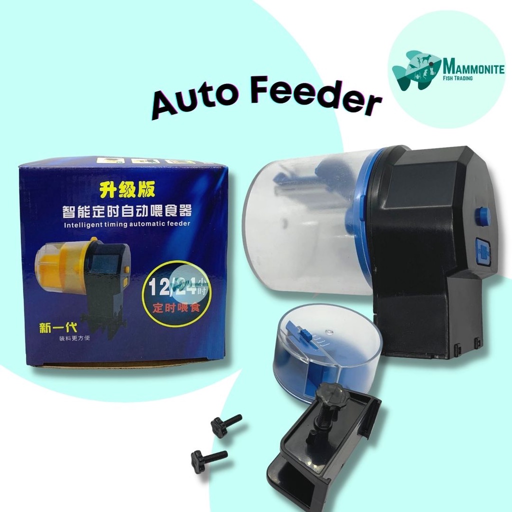 Autofeeder Intelligent Timed Auto Pellet Feeder Control for Fish 12 and ...