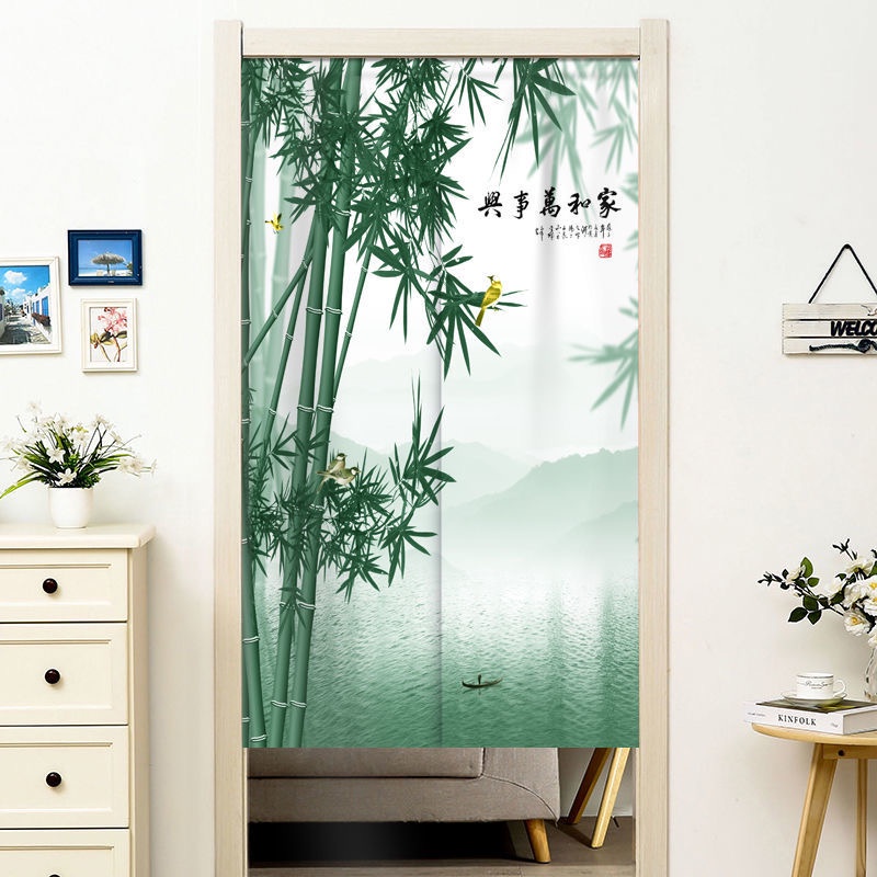 Kitchen short partition curtain Living room doorway divider curtain ...