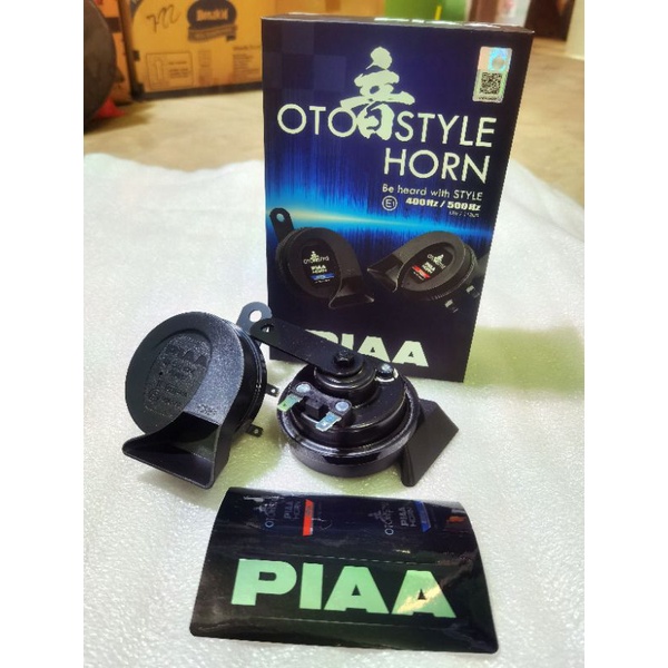 PIAA Oto Style Horn Original 400Hz / 500Hz 12V / 112dB E1 for Motorcycle and Vehicles. | Shopee ...