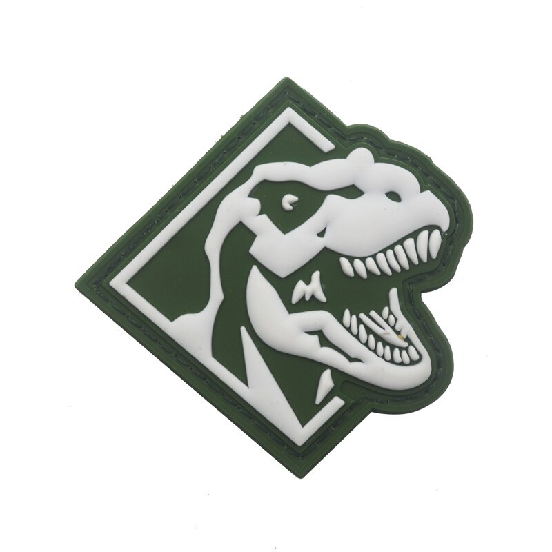 Dinosaurs Dragon Embroidered Patches PVC Military Tiger Tactical ...