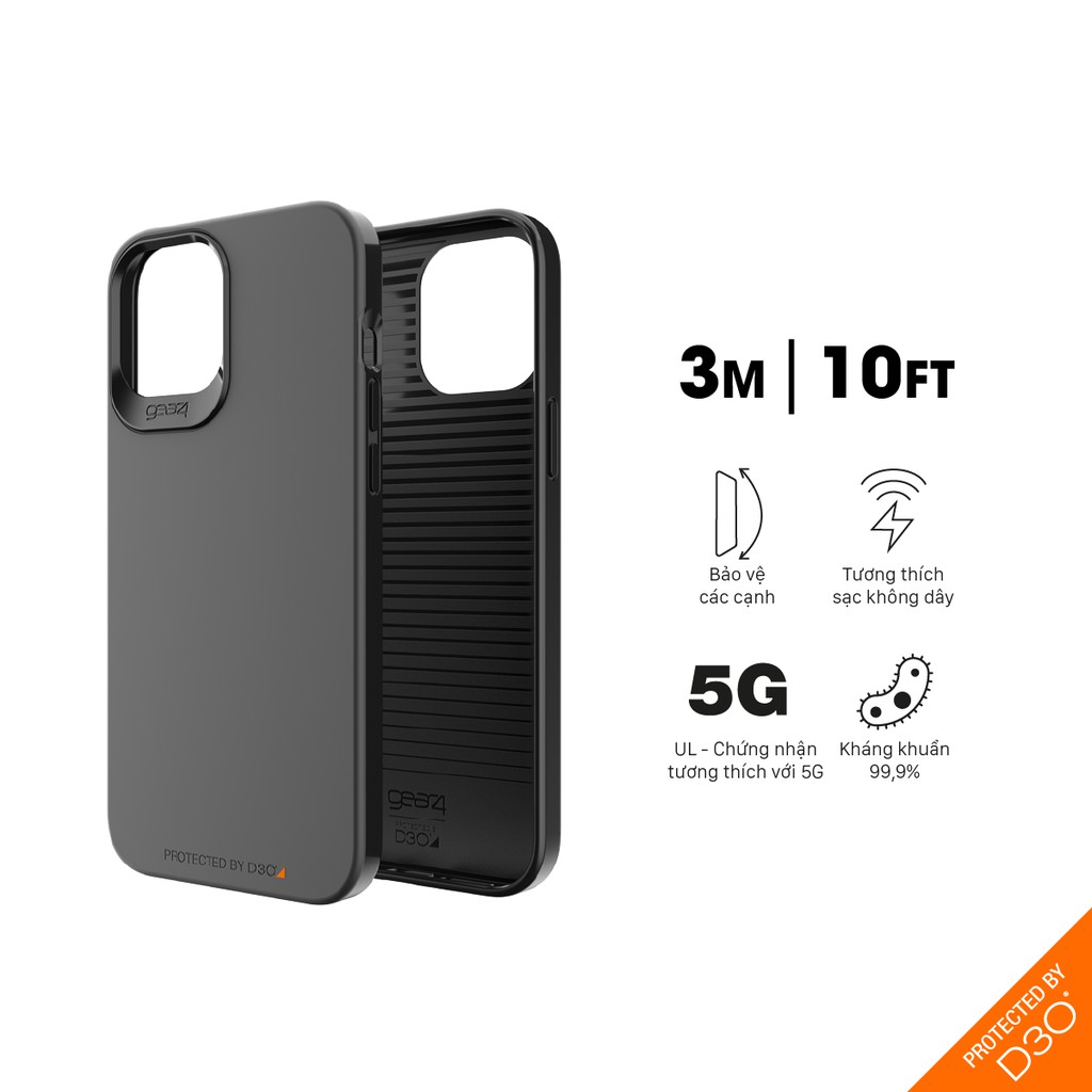 Gear4 D3O Holborn Slim Shockproof Case - iPhone 12 series | Shopee ...