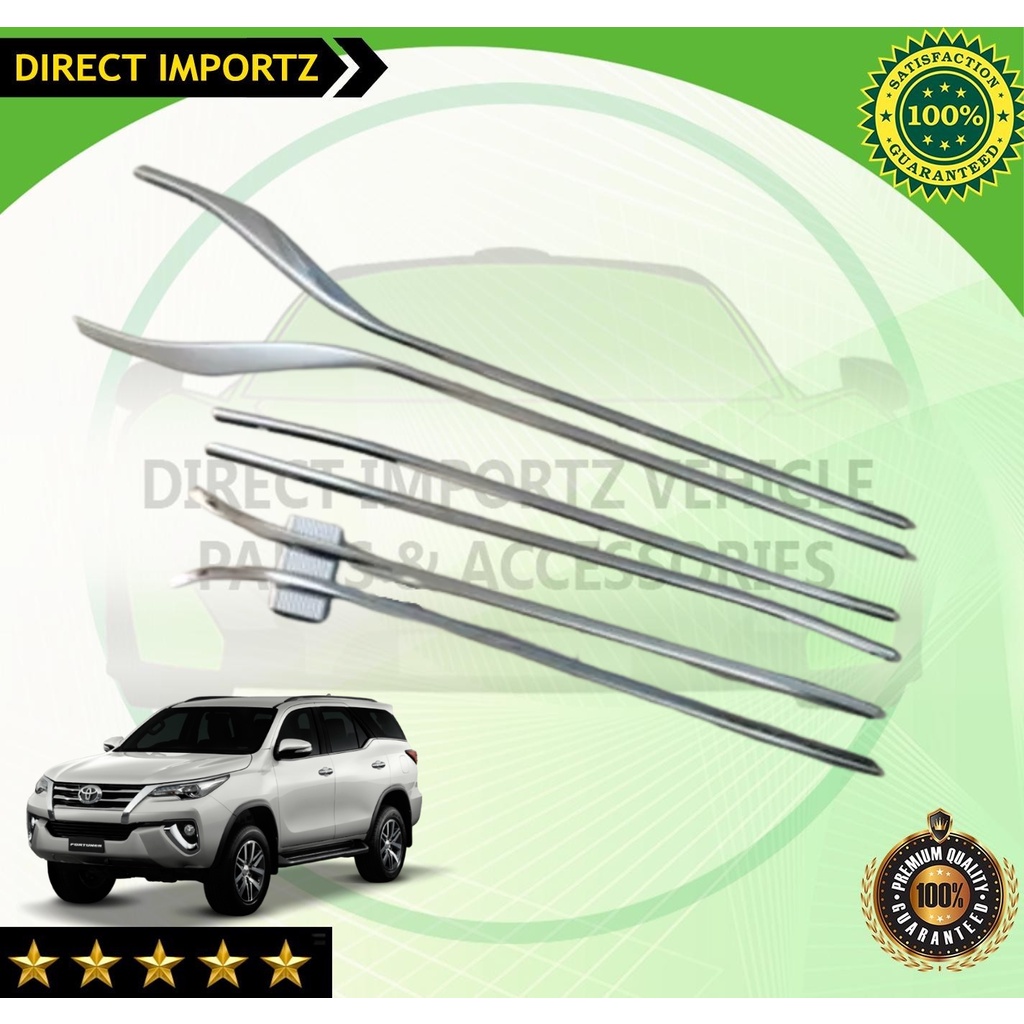 Toyota Fortuner 2016 to 2024 OEM Lower Window Frame / Trims Chrome 2017 ...