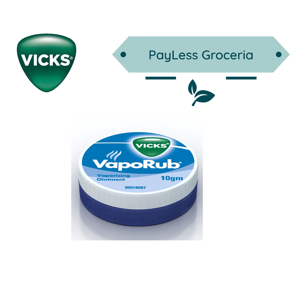 Vicks Vaporub 10g / Gram | Shopee Philippines