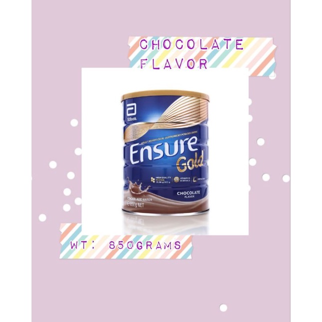 Ensure Gold Chocolate 800g (New Packaging)| Expiry2026 | Shopee Philippines