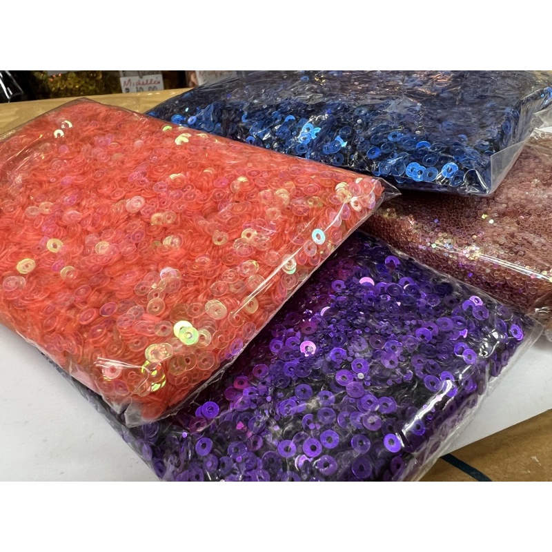 3MM Flat Sequins by 50 Grams | Shopee Philippines