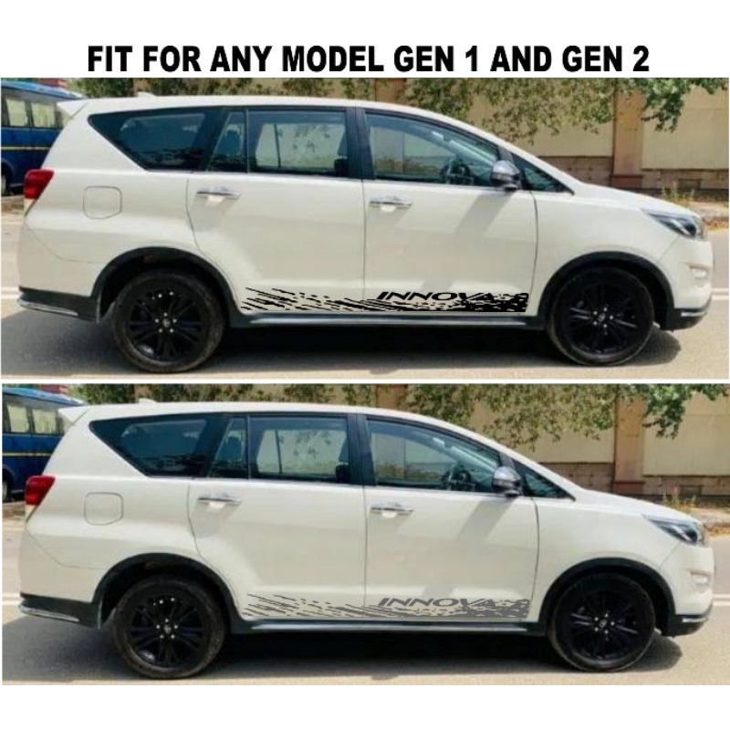 TOYOTA INNOVA MUD SPLASH Sticker Design for Gen 1 and Gen 2 | Shopee ...