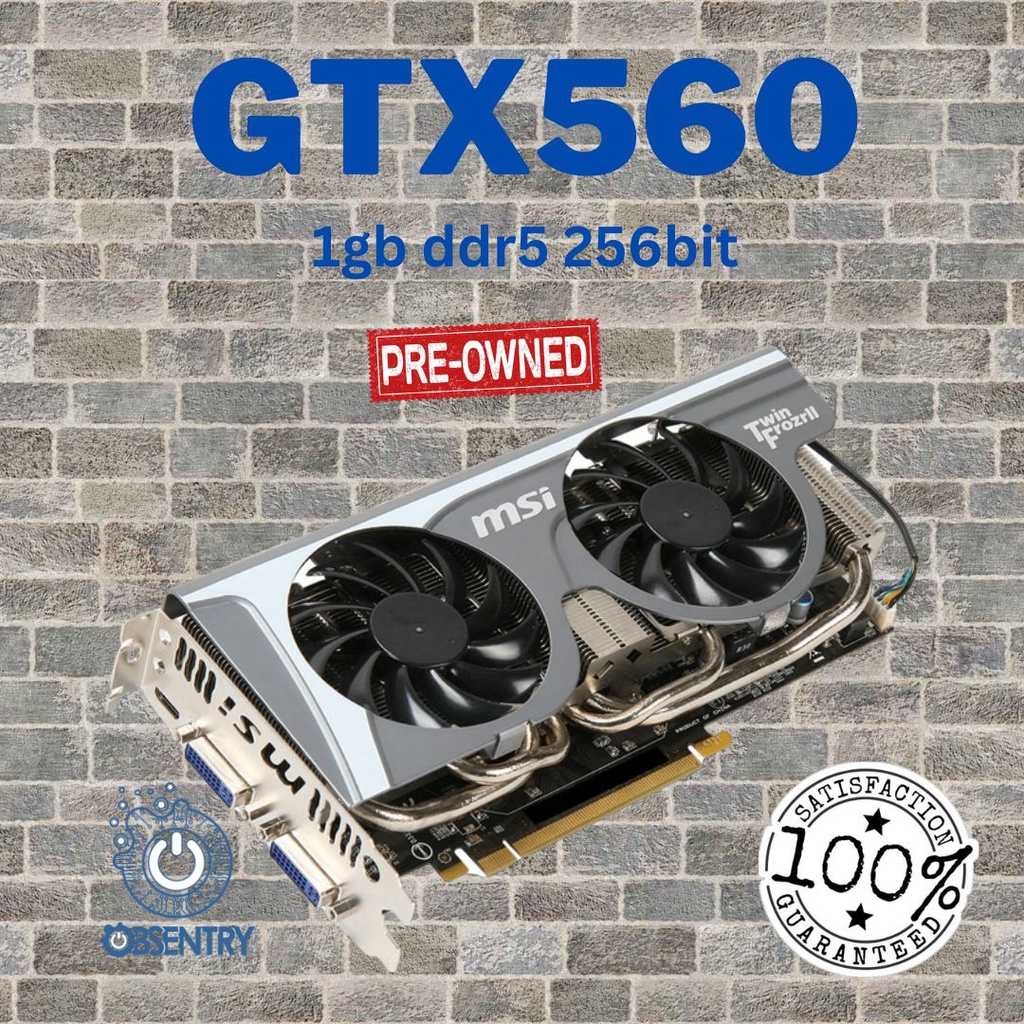 GTX 560 1gb 256bit GDDR5 Nvidia GPU Graphics Card SINGLE/DUAL Fan | Shopee Philippines
