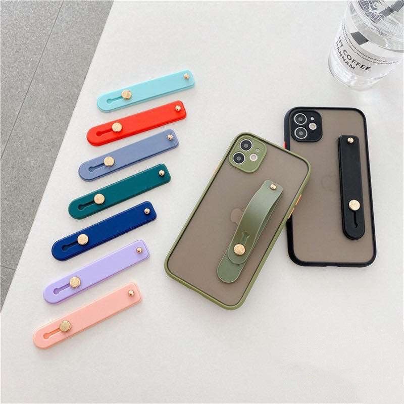Universal Candy Silicon Matte Color Finger Ring Holder Phone Hand Band ...