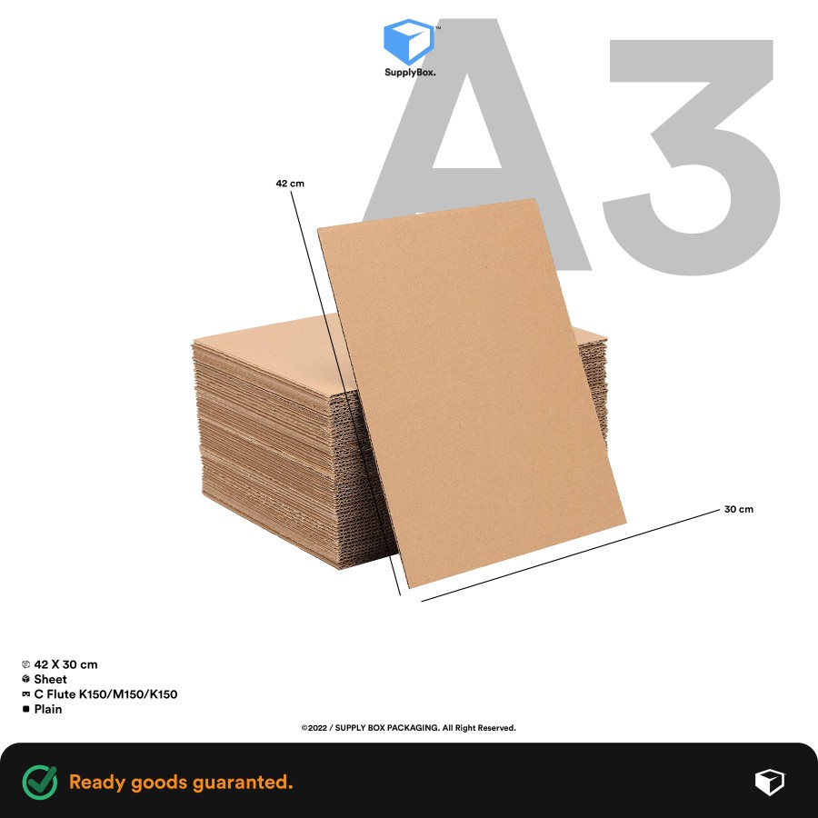 Cardboard Sheet 42 x 30 cm A3 | Sheet | Cardboard | Shopee Philippines