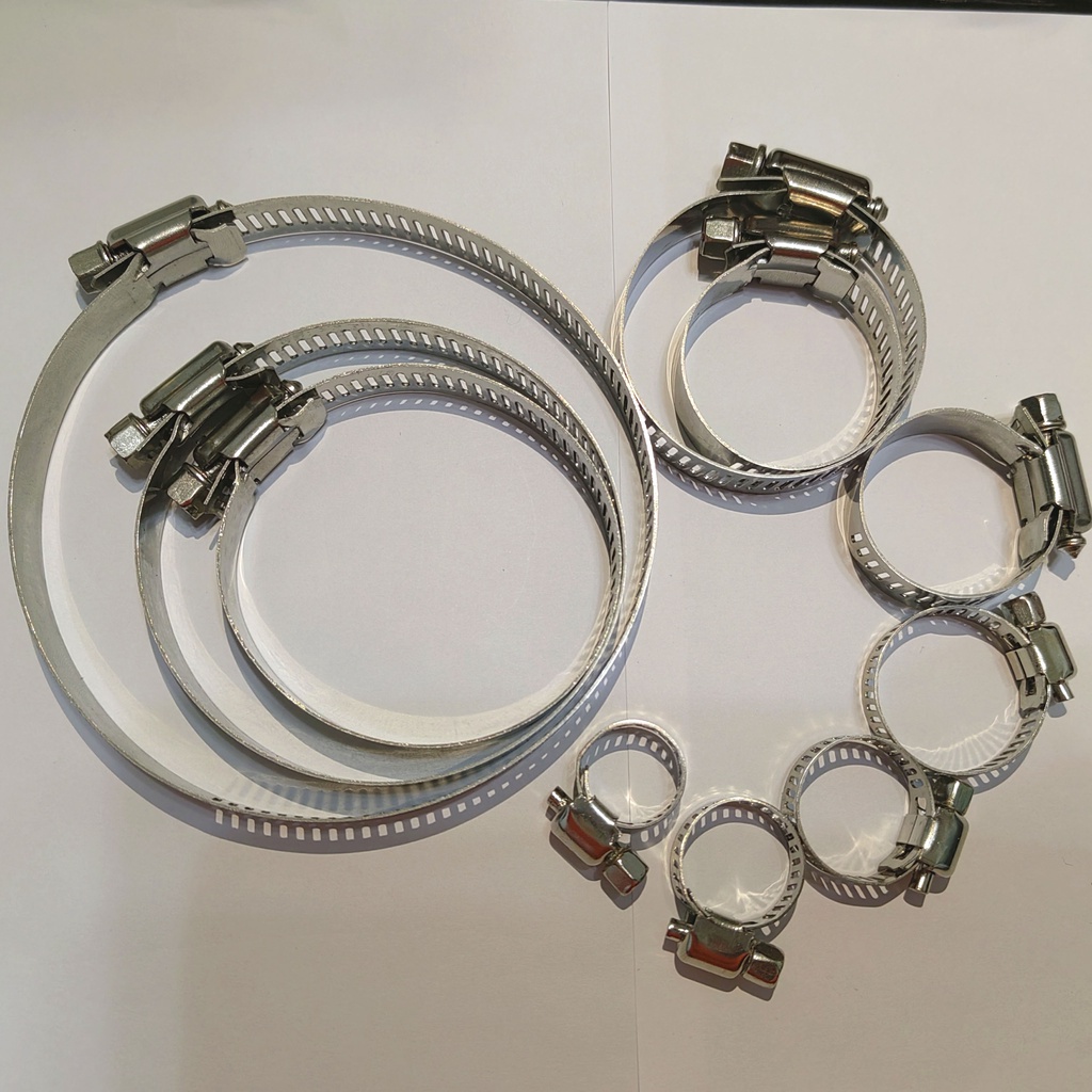 Hose Clamp Stainless Steel Clamp Tri Clamp Adjustable Fuel Line Pipe ...