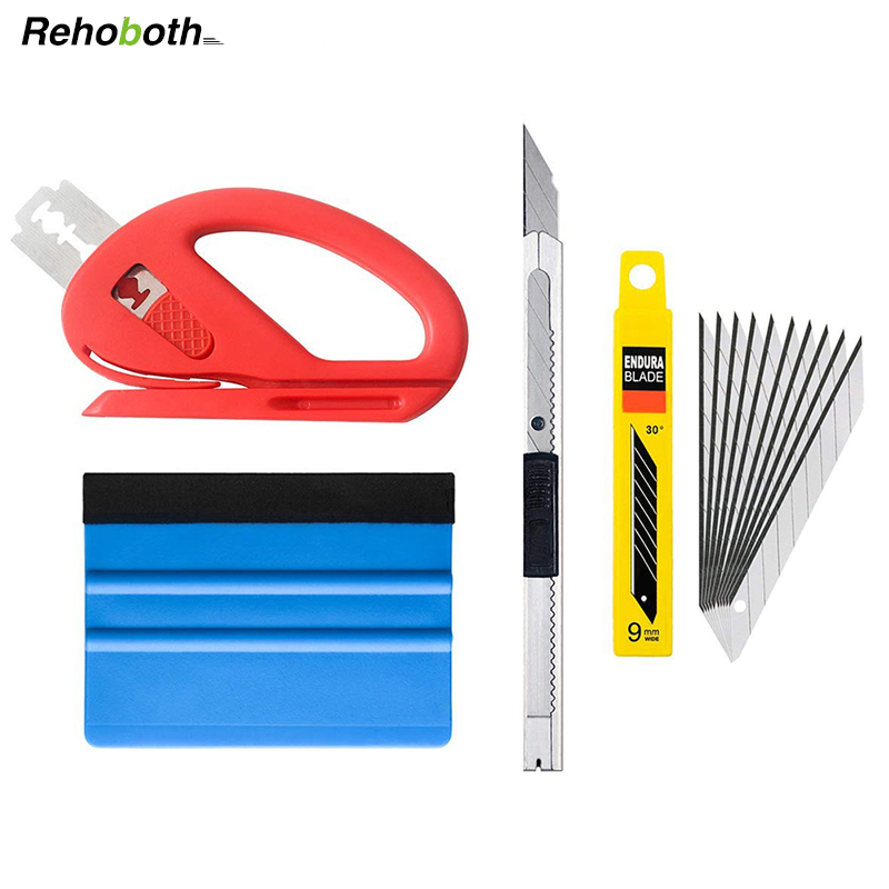 Rehoboth 4pcs/set Car Vinyl Wrap Film Squeegee Scraper Tools Vehicle ...
