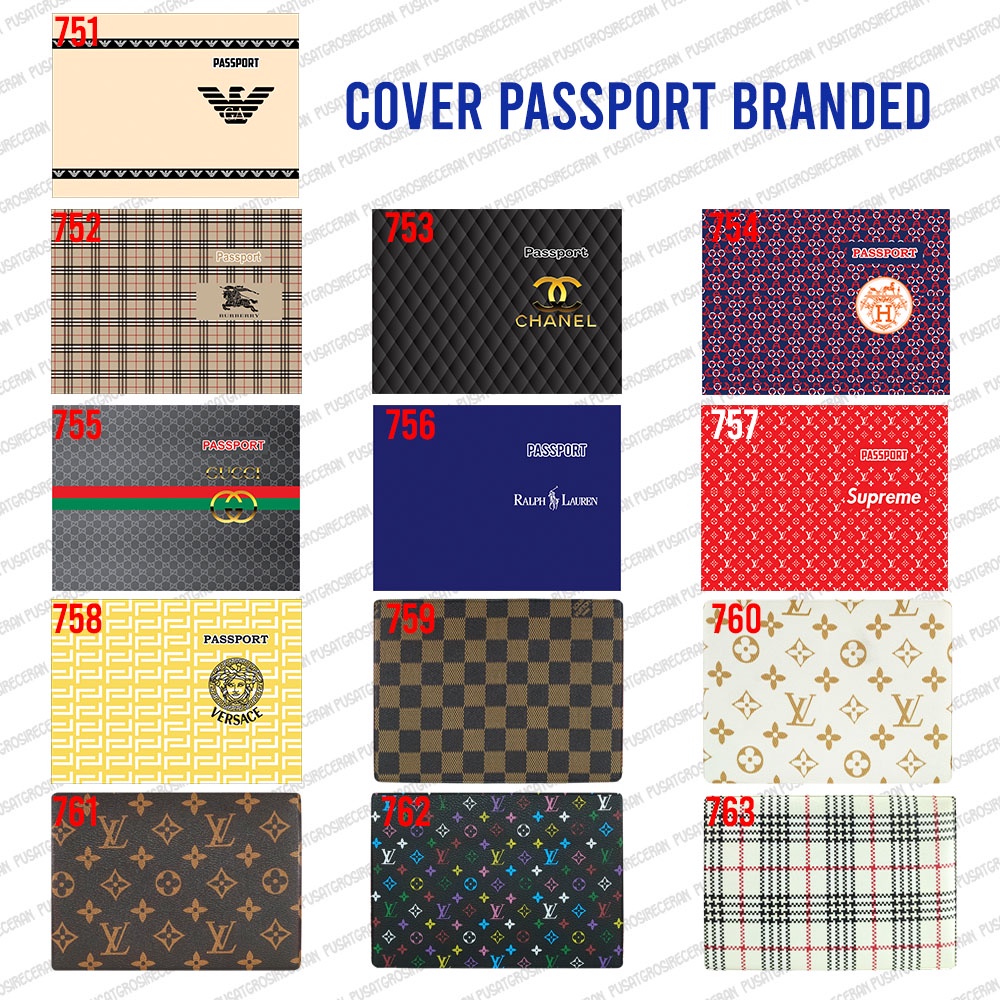 Branded Series Passport Cover Passport Book Cover Case Holder Document ...