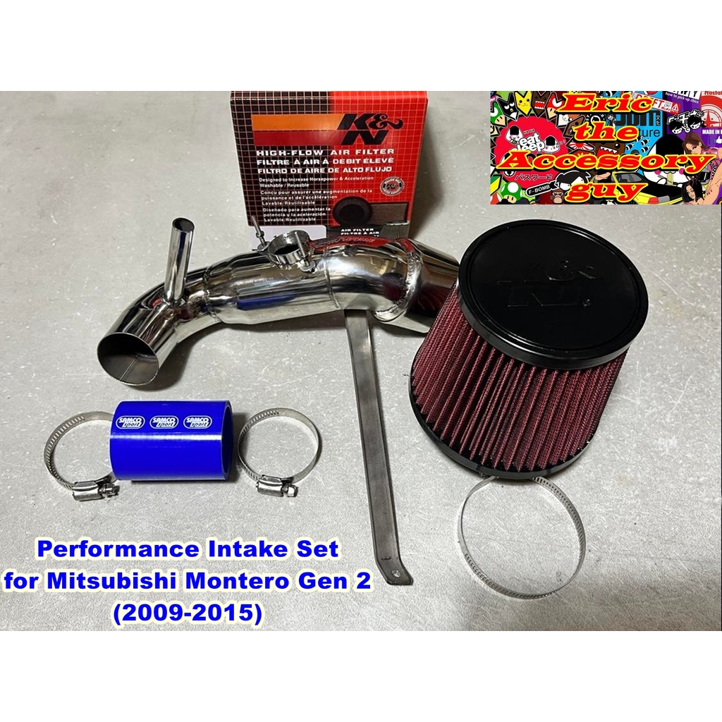 Mitsubishi Montero Gen 2 Performance Air intake tube set for 2009-2015 ...