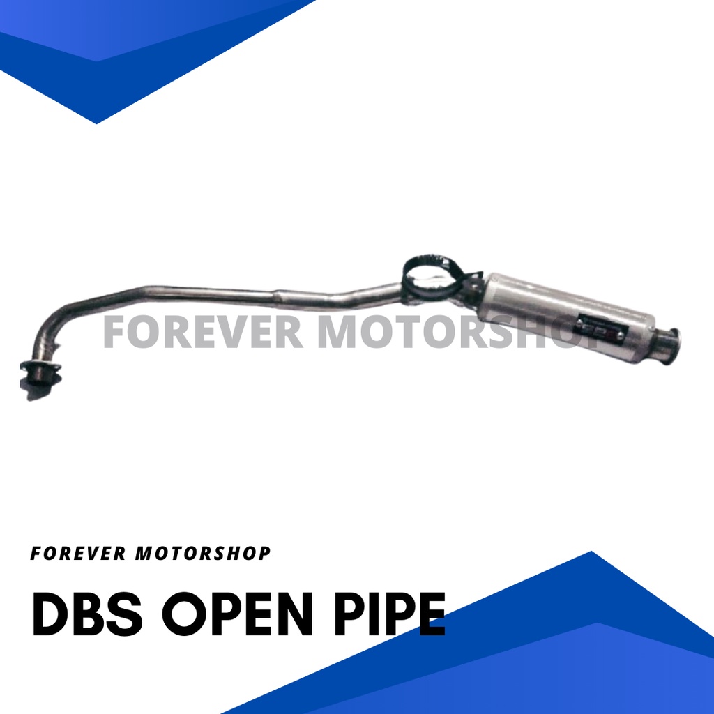 DBS OPEN PIPE XRM110/WAVE100/SHOGUN/RAIDERJ/SMASH/RUSI110/100 | Shopee ...