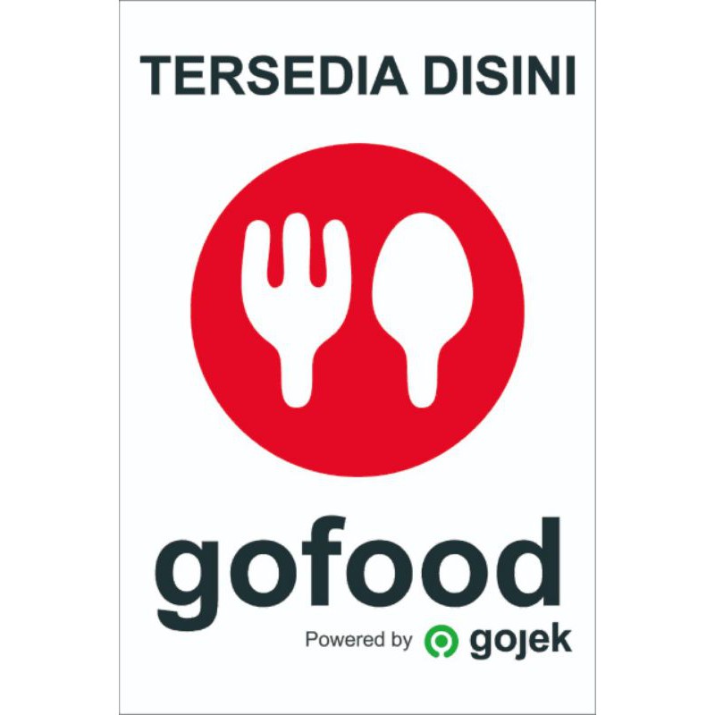 Go FOOD STICKER STICKER LABEL SNACK GOFOOD SHOP GOFOOD ONLINE ...