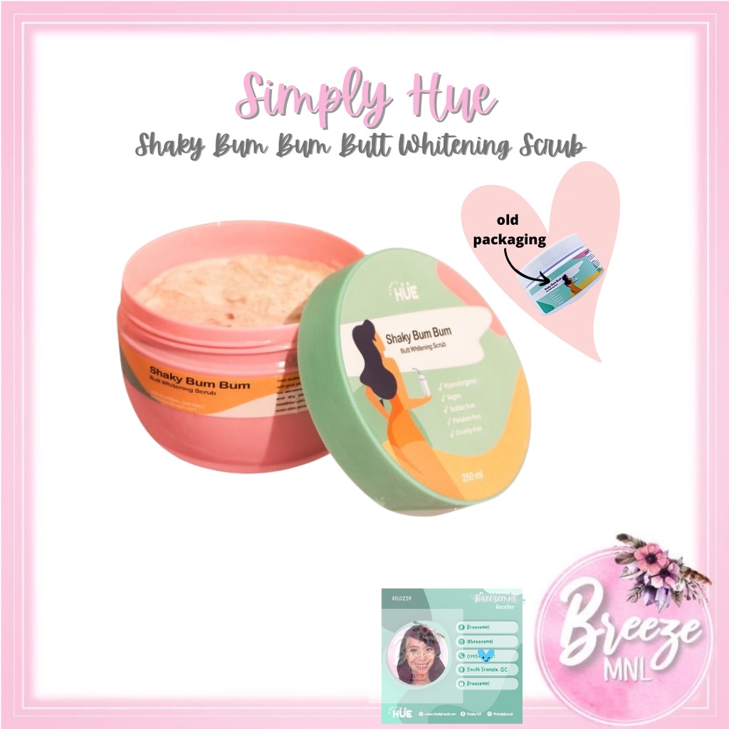 Simply Hue SHAKY BUM BUM SCRUB 250ml CLEARANCE SALE | Shopee Philippines