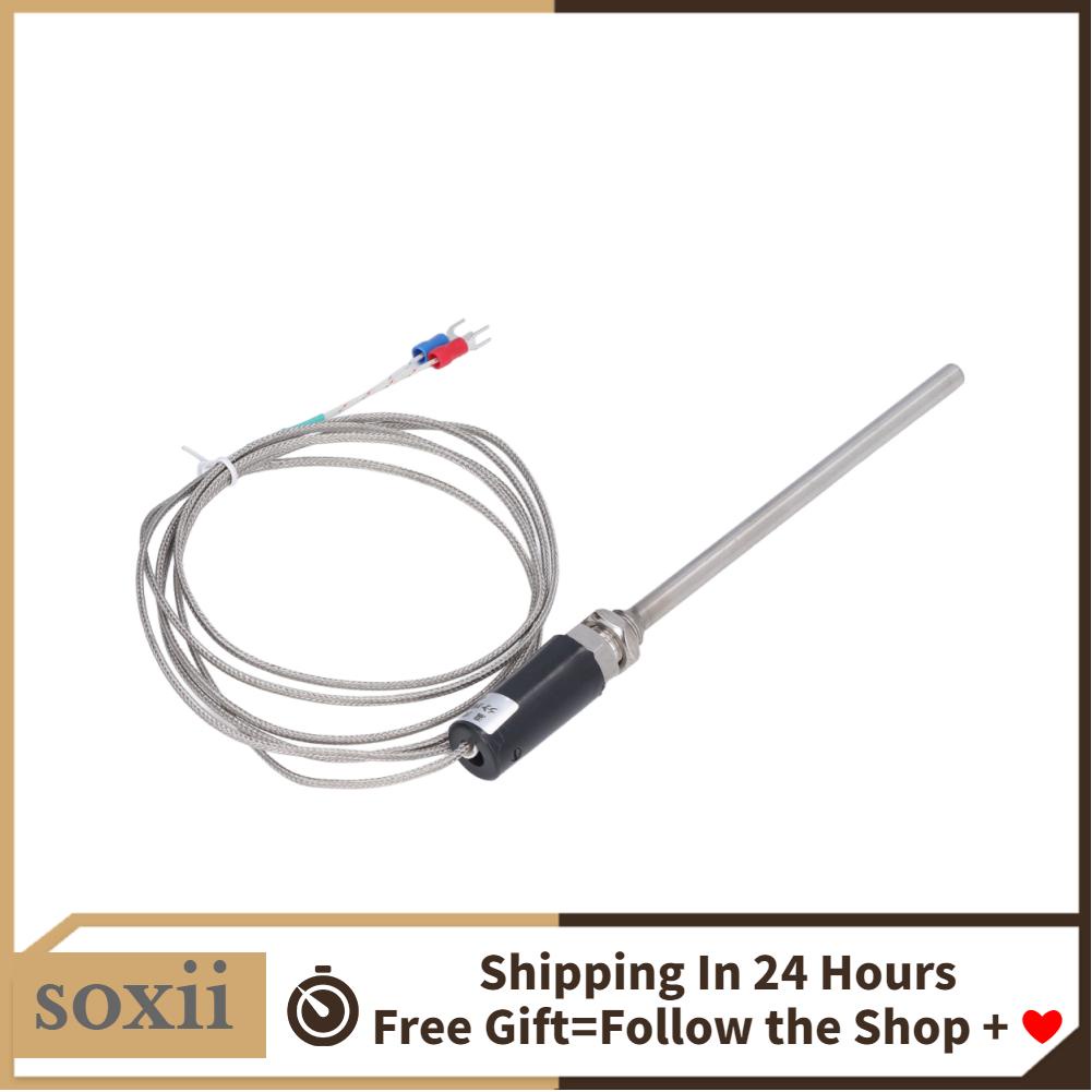 Soxii K Type Temperature Sensor Thermocouple Shielded Wire Sensors for ...