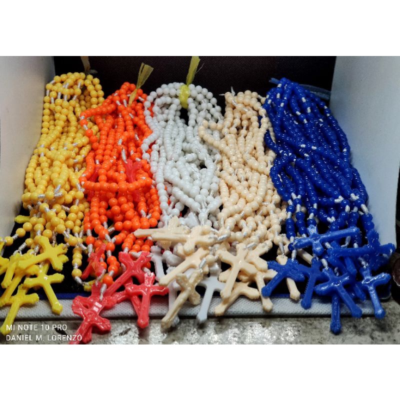 10pcs String Rosary / Rosaries 9.75" (Resellers Bundle 10pcs) | Shopee ...