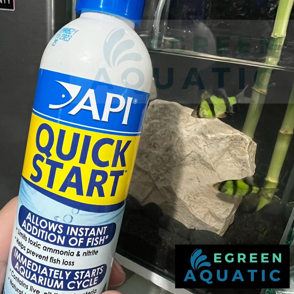 API Quick Start | Stress Coat | Melafix (1oz) 30mL | Aquarium Cycle Anti Chlorine Fish Protects ...