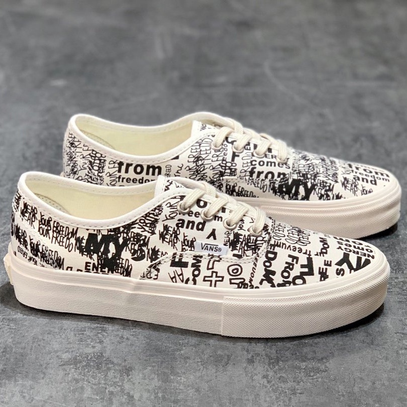 Fast COD Vans Van-S Vault X Comme Des Garcons Aut LX CDG Graffiti Shoes ...