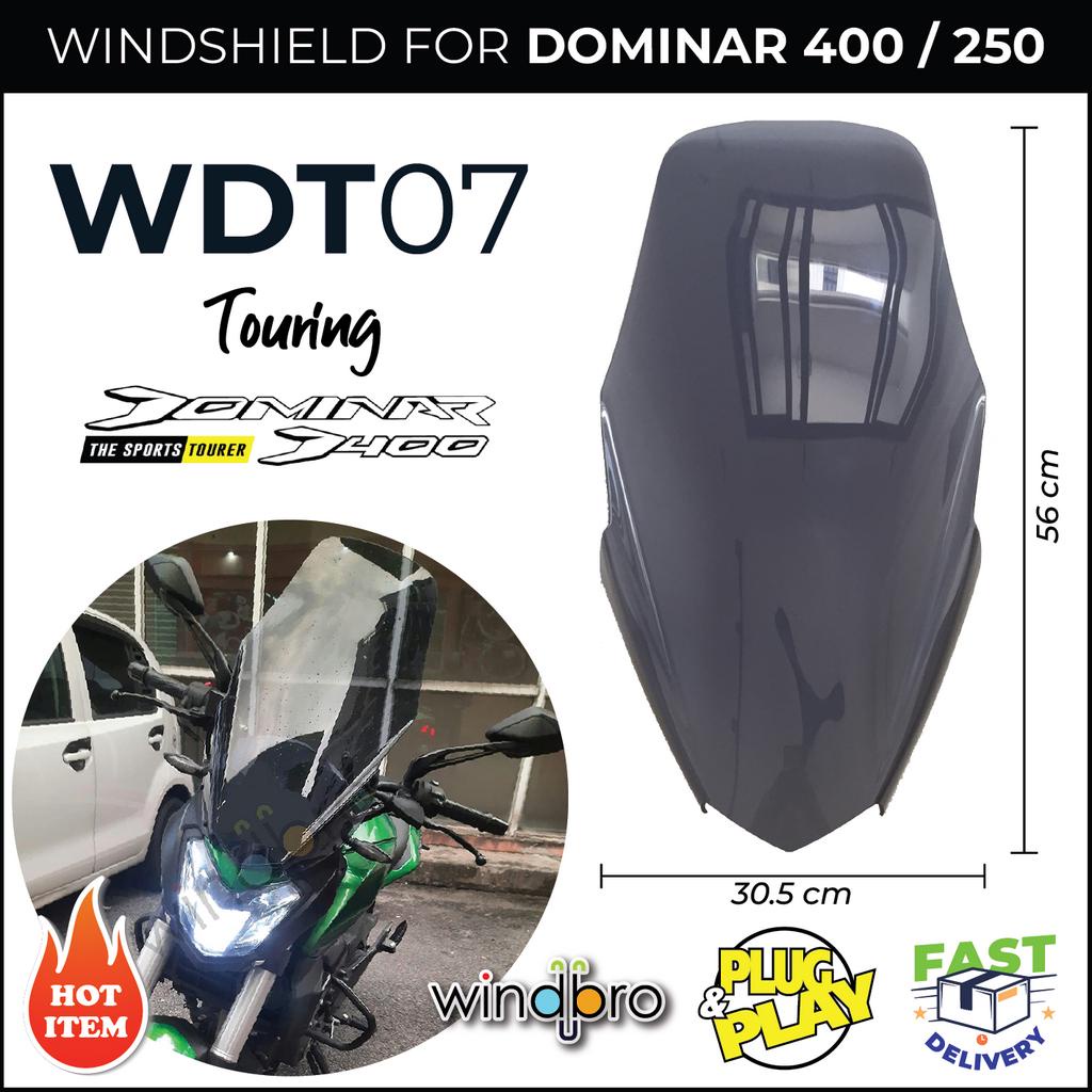 WDT07 - Windshield Visor Dominar 400 / 250 (All Model) | Shopee Philippines