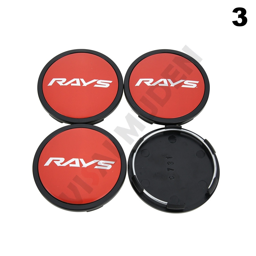 4 Piece VOLK RAYS TE37 Center Cap 60MM Hub Cap Car Wheel Cover Caps ...