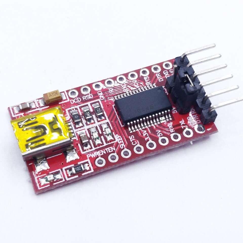 FT232RL USB TO TTL FTDI Serial Adapter Module Pinout,
