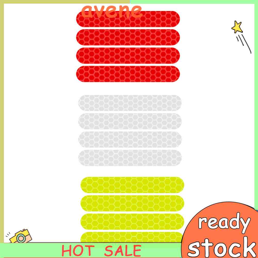 4pcs Electric Scooter Stickers Night Safety Reflective Decals for ...