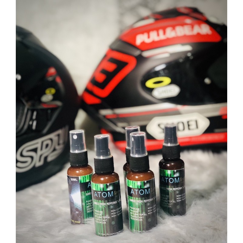 HELMET SPRAY | ATOM HELMET SPRAY | HELMET DEODORIZER AND DISINFECTANT ...