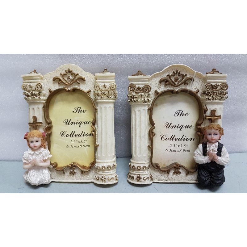2x3" COMMUNION BOY AND GIRL PHOTO FRAME with free keychain | Shopee ...