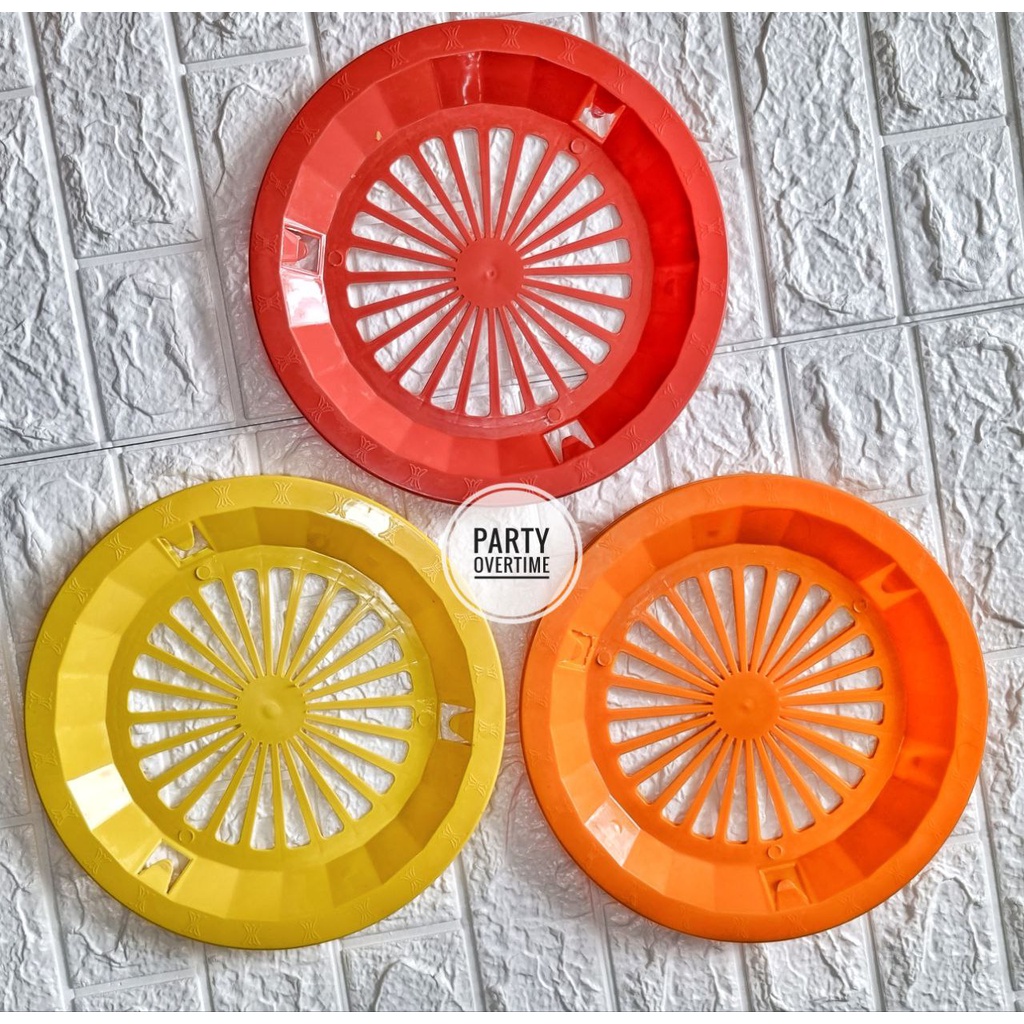12pcs Durable Plastic Paper Plate Holder Sunburst design Birthday ...