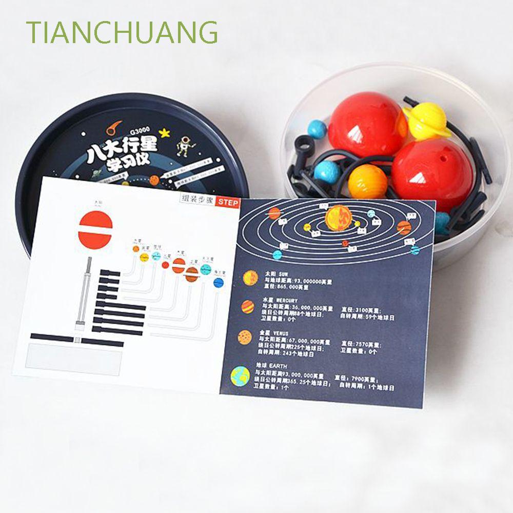 TIANCHUANG Creative Toys 3D DIY Solar System Model Set Plastic Science ...