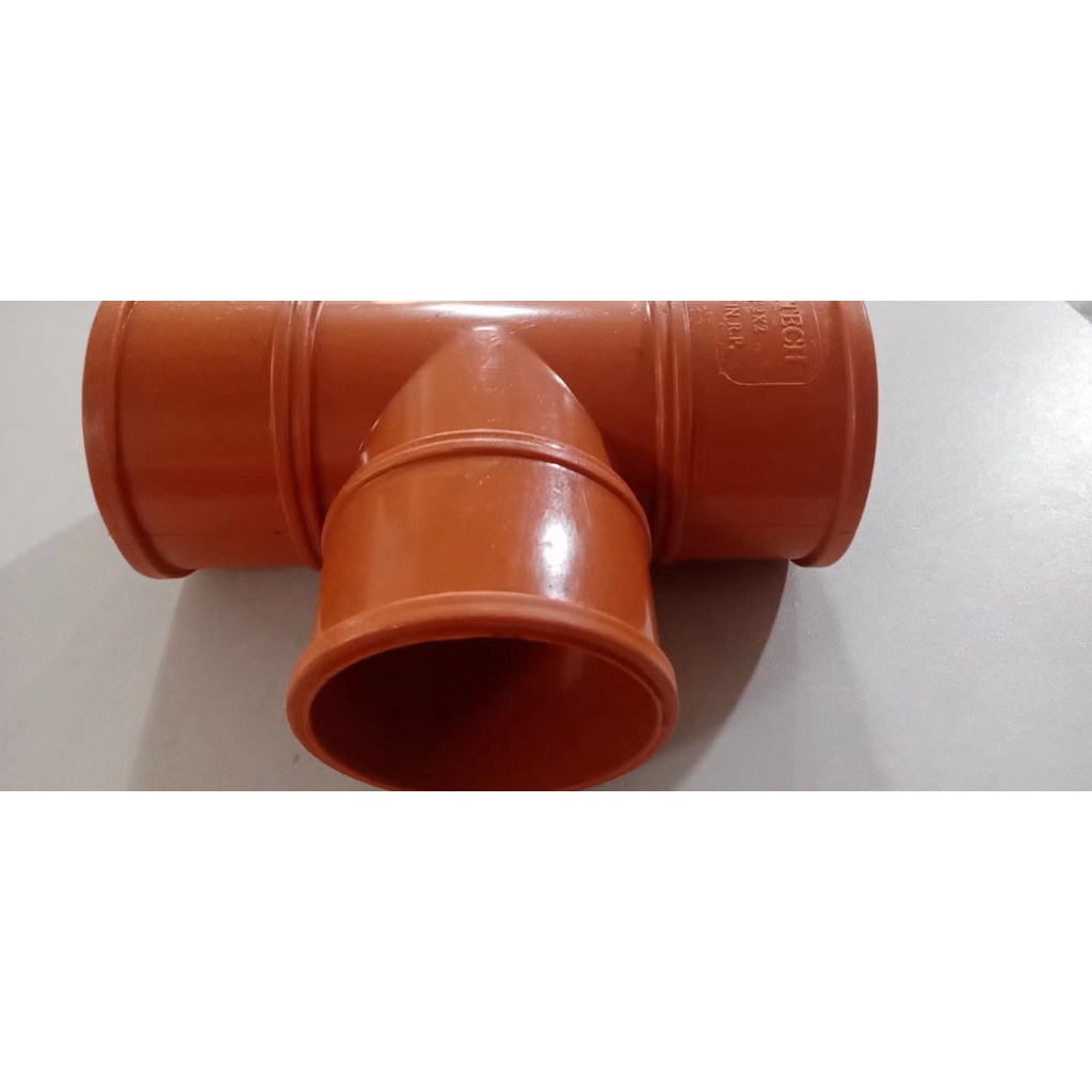 PVC ORANGE PLUMBING TEE FITTINGS | Shopee Philippines