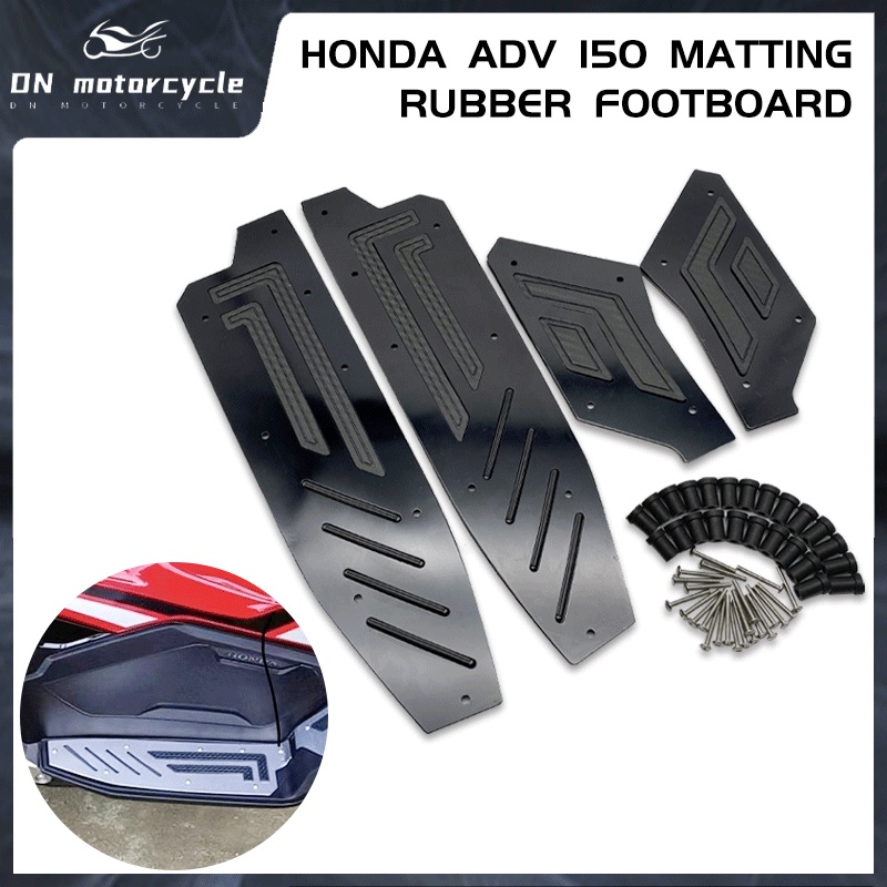 Honda ADV 150 Matting Rubber Footboard SET Alloy Full CNC | Shopee ...