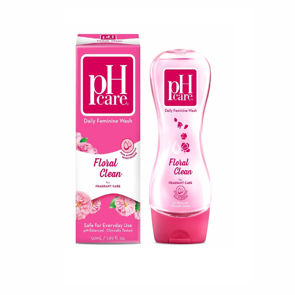 pH Care Daily Feminine Wash Floral Clean 50mL | Shopee Philippines
