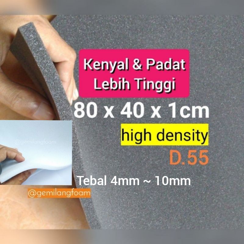 Solid Foam HIGH DENSITY D55 Foam Upholstery Motorcycle Sheet PREMIUM ...