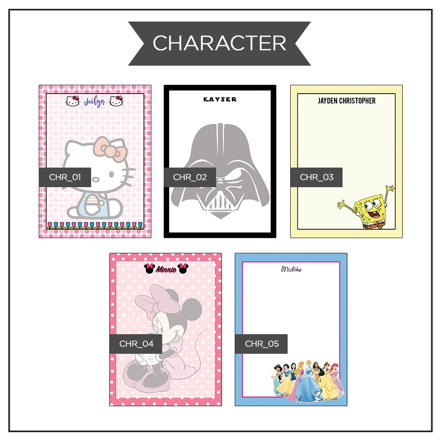 CQ Prints - Personalized Notepads : CHARACTER DESIGN | Shopee Philippines