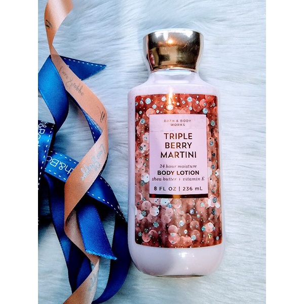 Bath and Body Works Body Lotion - Triple Berry Martini | Shopee Philippines
