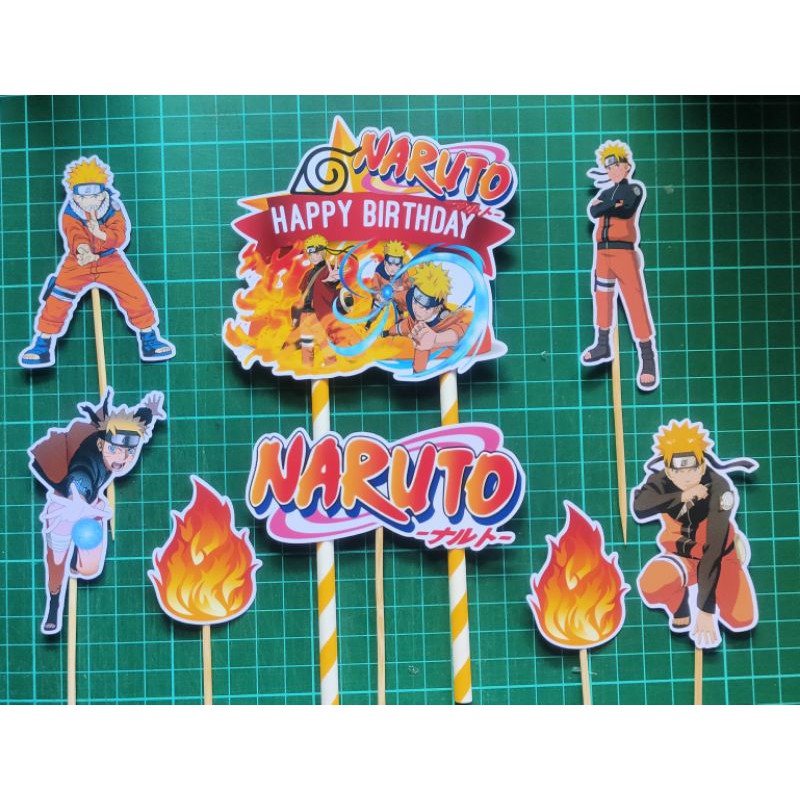 Naruto Cake Topper Custom A4 saiz | Shopee Philippines