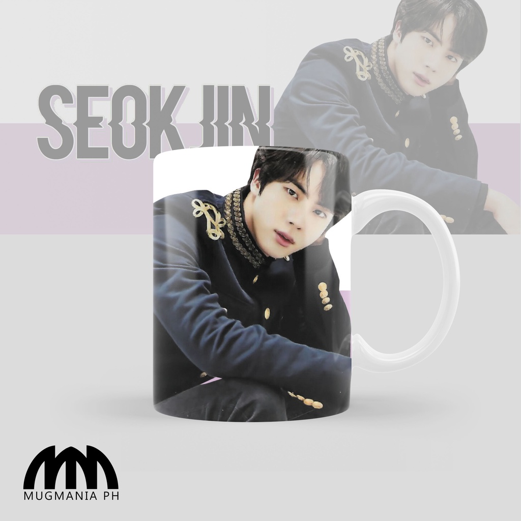 BTS Mugs - Mugmania - BTS Member - Kim Seokjin " Jin " Mugs 11oz ...